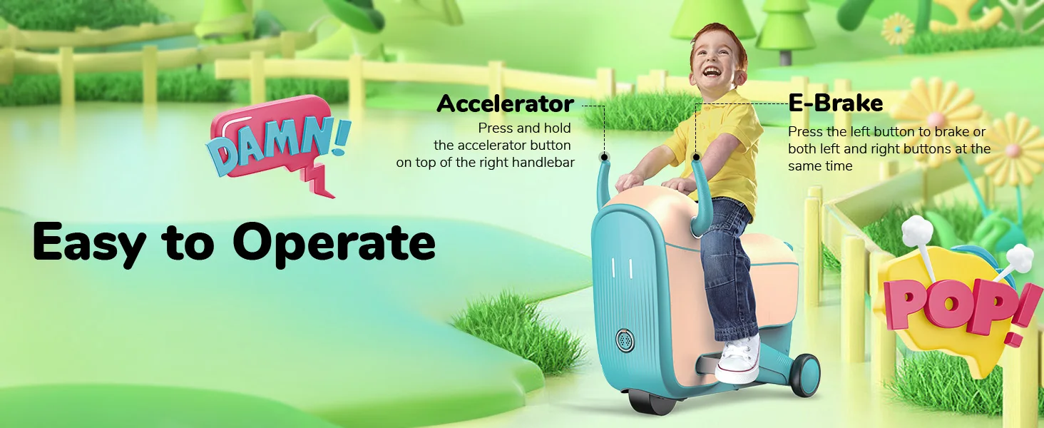 GNU Children Friendly Rideables Electric Scooter Ride on Kids Scooter ...