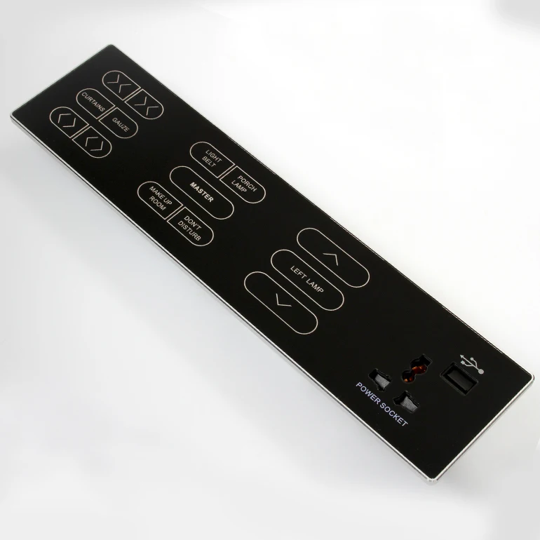 Ultra-Thin Design 4-Connected Touch curtain control Bedside Control ...