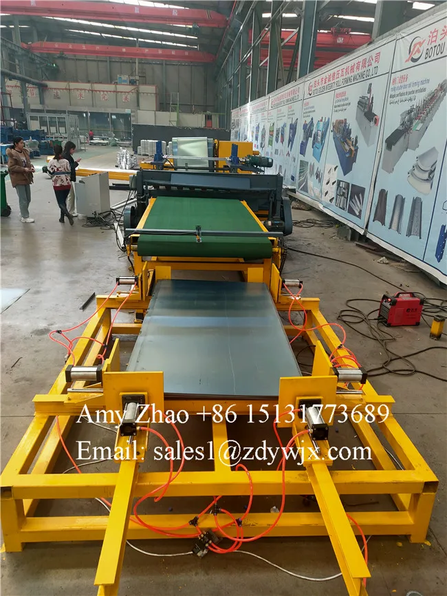 Roll Steel Coil Sheet Metal Cut to Length Machine Line