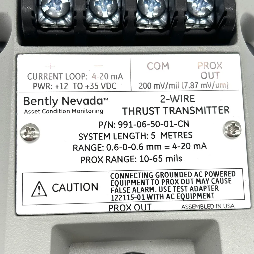 Bently Nevada Preprocessor 2-wire Vibration Displacement Thrust ...
