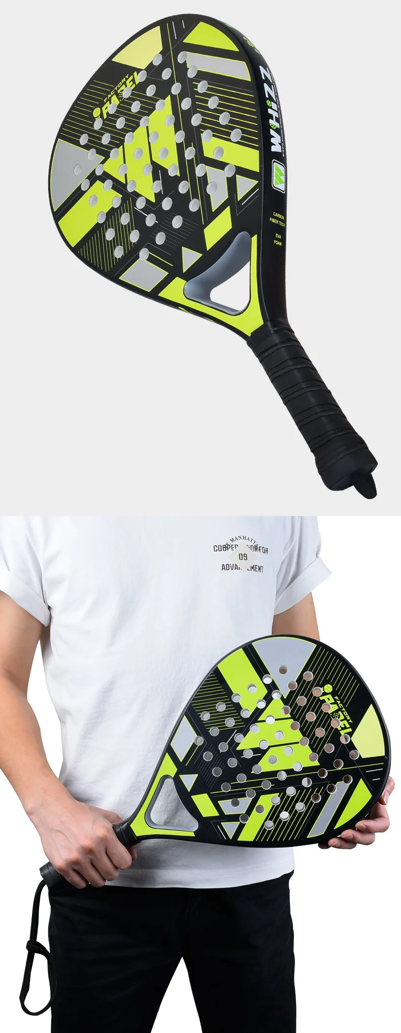 Oem High Modulus Professional Full Carbon Fiber Padel Rackets Tennis ...