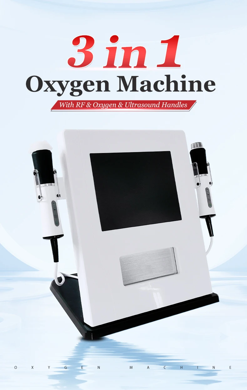 3 In 1 Oxygen Facial Machine Skin Tighten Oxygen Therapy Facial Machine Oxygen Facial Machine ...