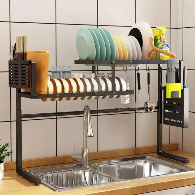 New Design Stagger Over The Sink Dish Drying Rack Length Height ...