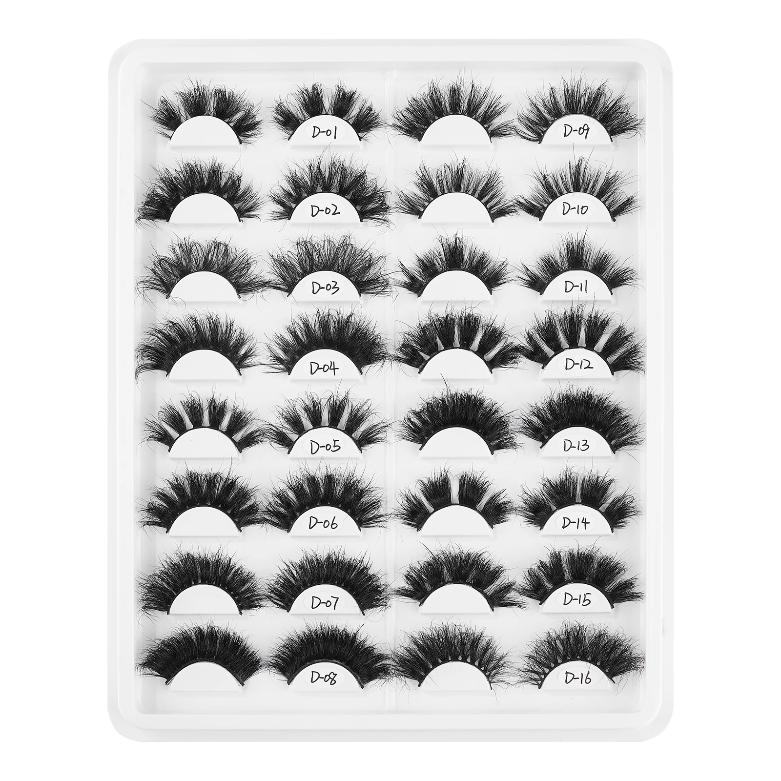 Lash Bulk Fluffy Curly Warping Full Strip Wispy Mink Eyelashes ...