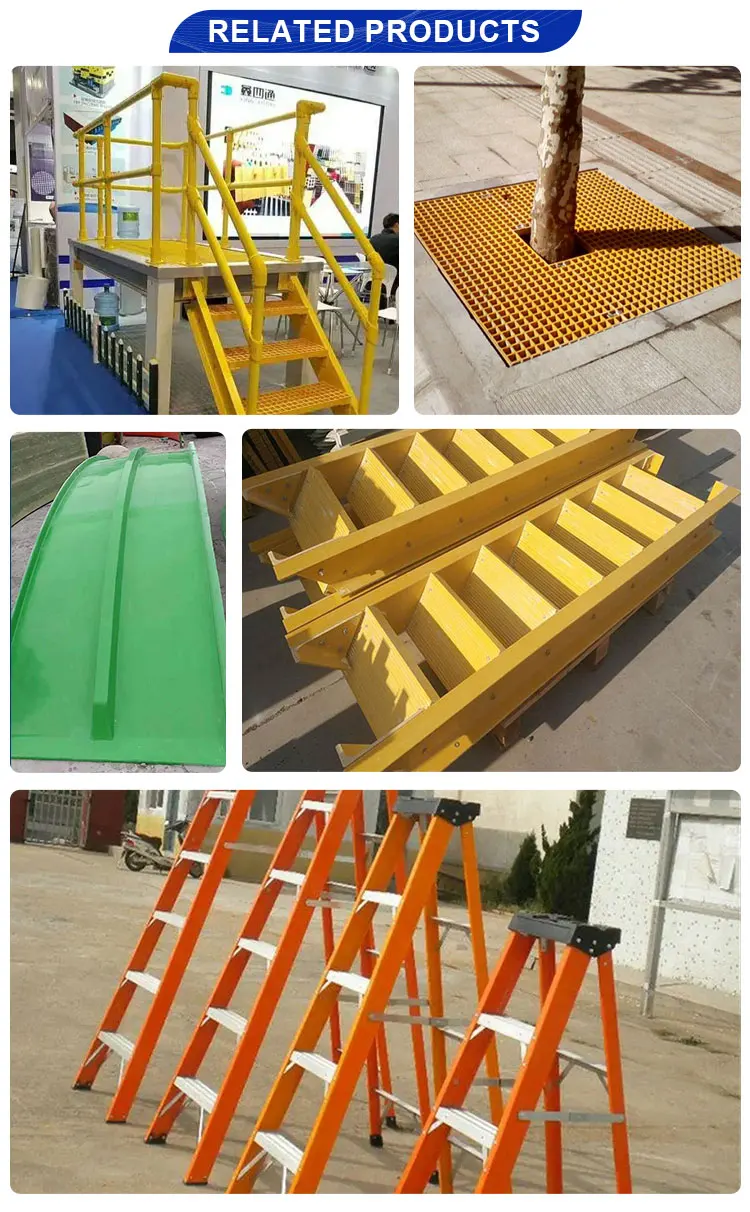 Pultrusion Structural Frp H Shape Fiberglass Beam Profiles Frp Square ...