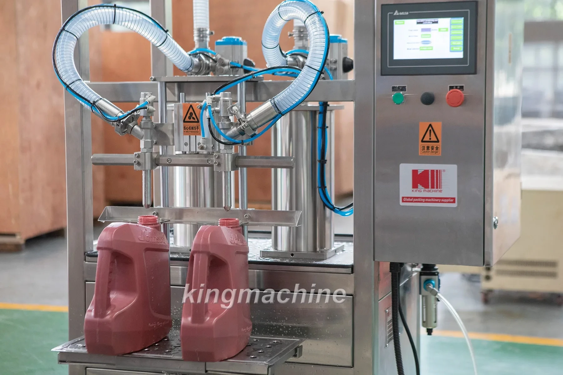 Fully Automatic Edible Cooking Oil Bottle Filling Capping Labeling And ...