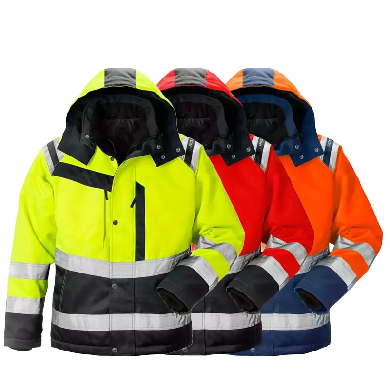High Visibility Reflective Safety Jacket - Durable & Waterproof