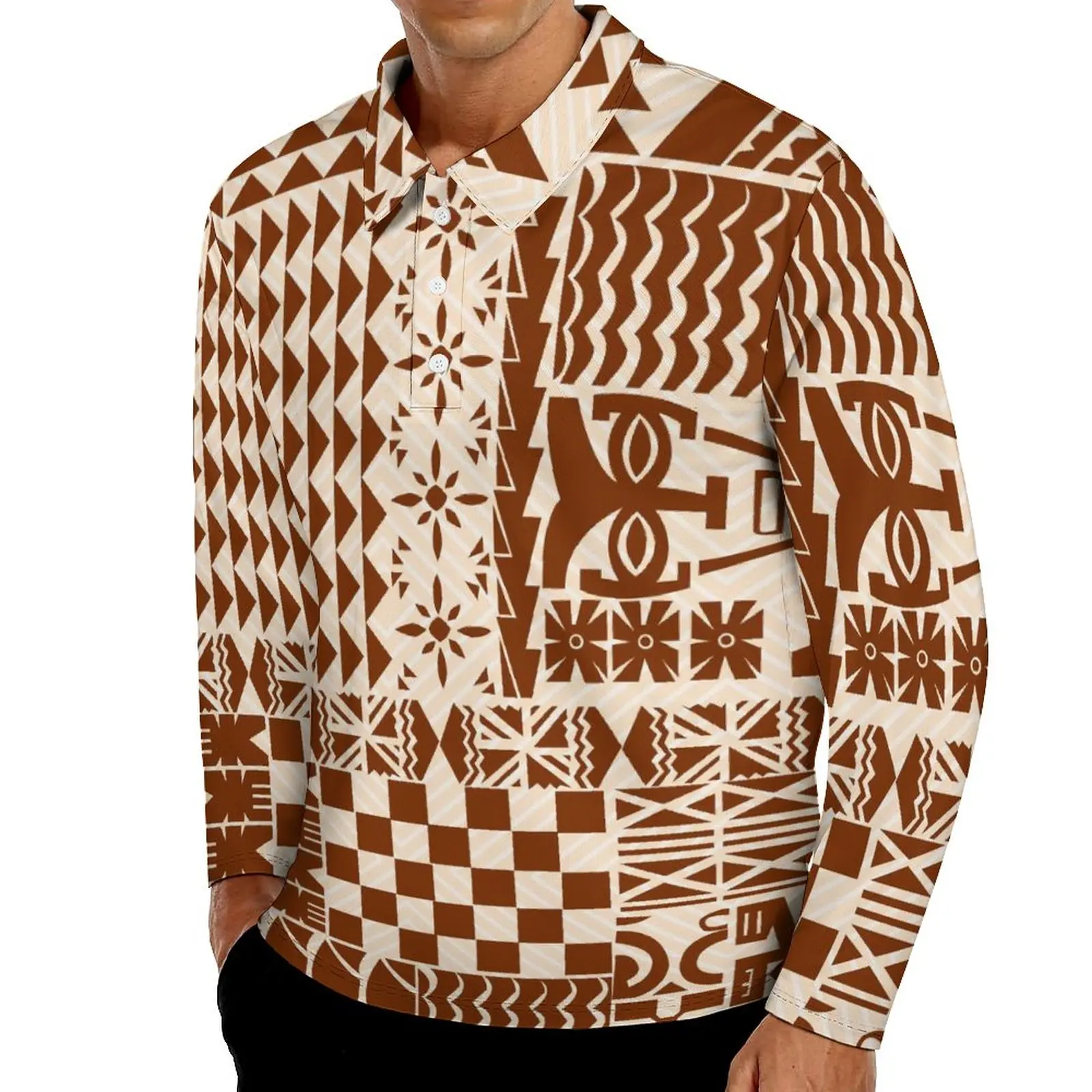 Polynesian Tribal Samoan Tattoo Design Summer Men T Shirts T- Shirt ...