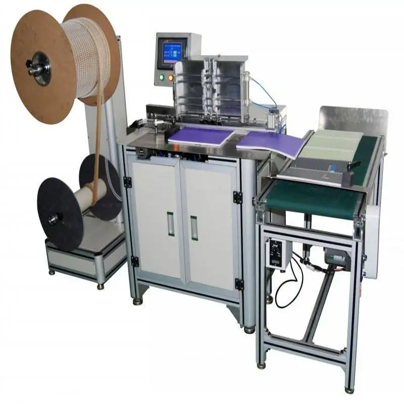 Semi automatic Calender Binding book machine excise book processing ...