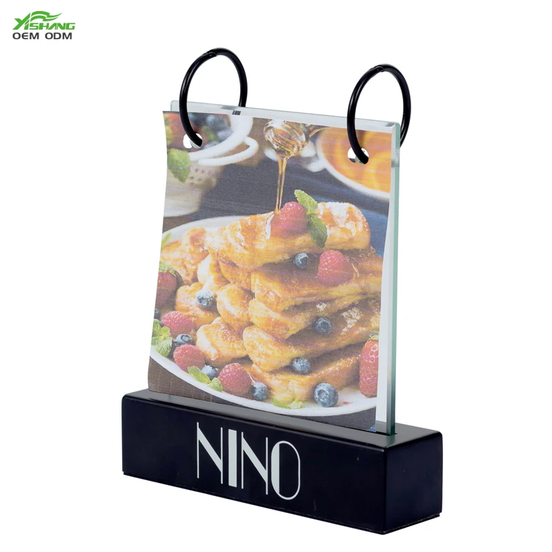 Retail Store Restaurant Outdoor Food Menu Table Top Board Display Racks ...