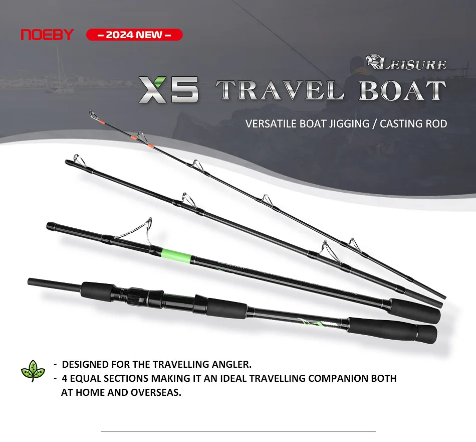 Cross Carbon Jigging Rods - Ultimate Ocean Fishing Gear
