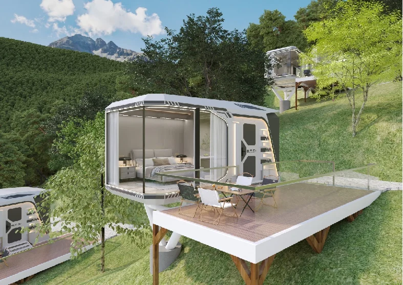 Tiny Home Capsule - Portable Luxury Space Easy Build