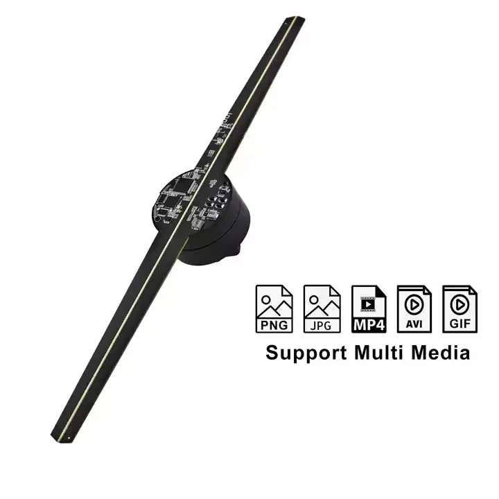 Flysee 3d Hologram Fan 42cm 65cm 85cm Hologram Fan 3d Holographic ...