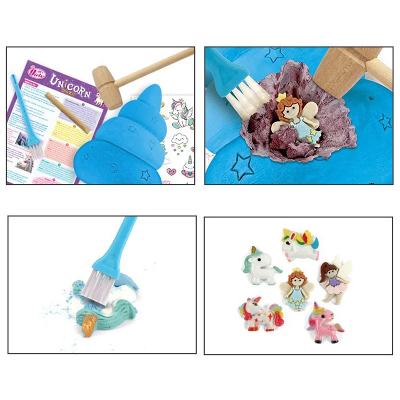 Paintyou Dig Unicorn Mermaid Kit Toys Magic Dig Kit Discovery Toy Diy ...