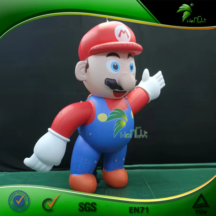 Hongyi Custom Giant PVC Inflatable Mario Mannequin Inflatable Cartoon ...