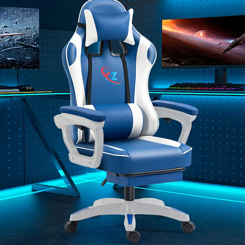 Luxury Gaming Gamer Computer Chair Pu Leather Recliner Gaming Chair ...