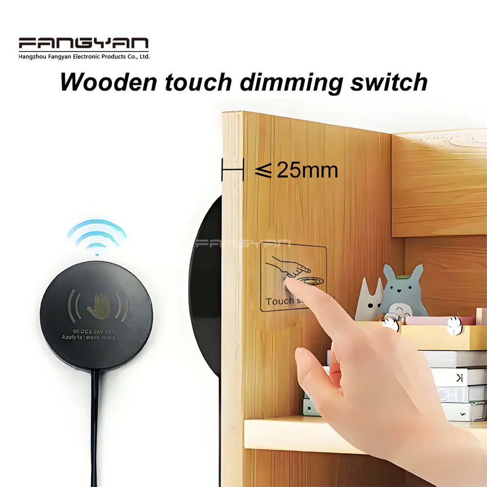 Wood Sensor Switch for Cabinets - Smart Hand Wave LED Light, AC110V ...