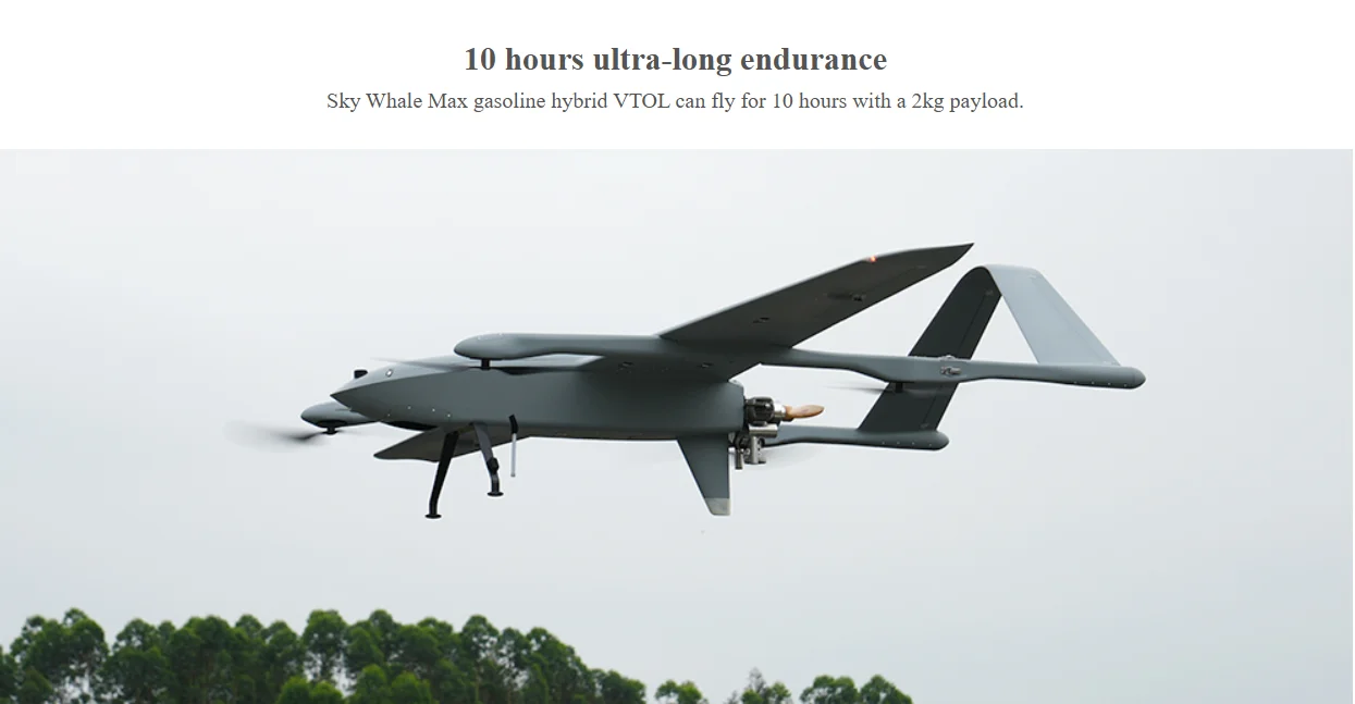 Fixed Wing UAV Drone - Long Range Heavy Lift Technology