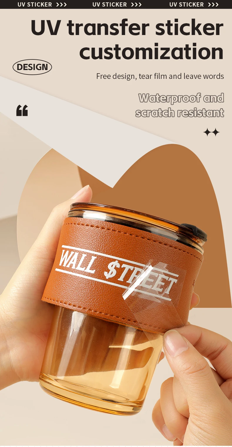 Custom Adhesive Brand Transfer Logo Sticker - Metal Stickers