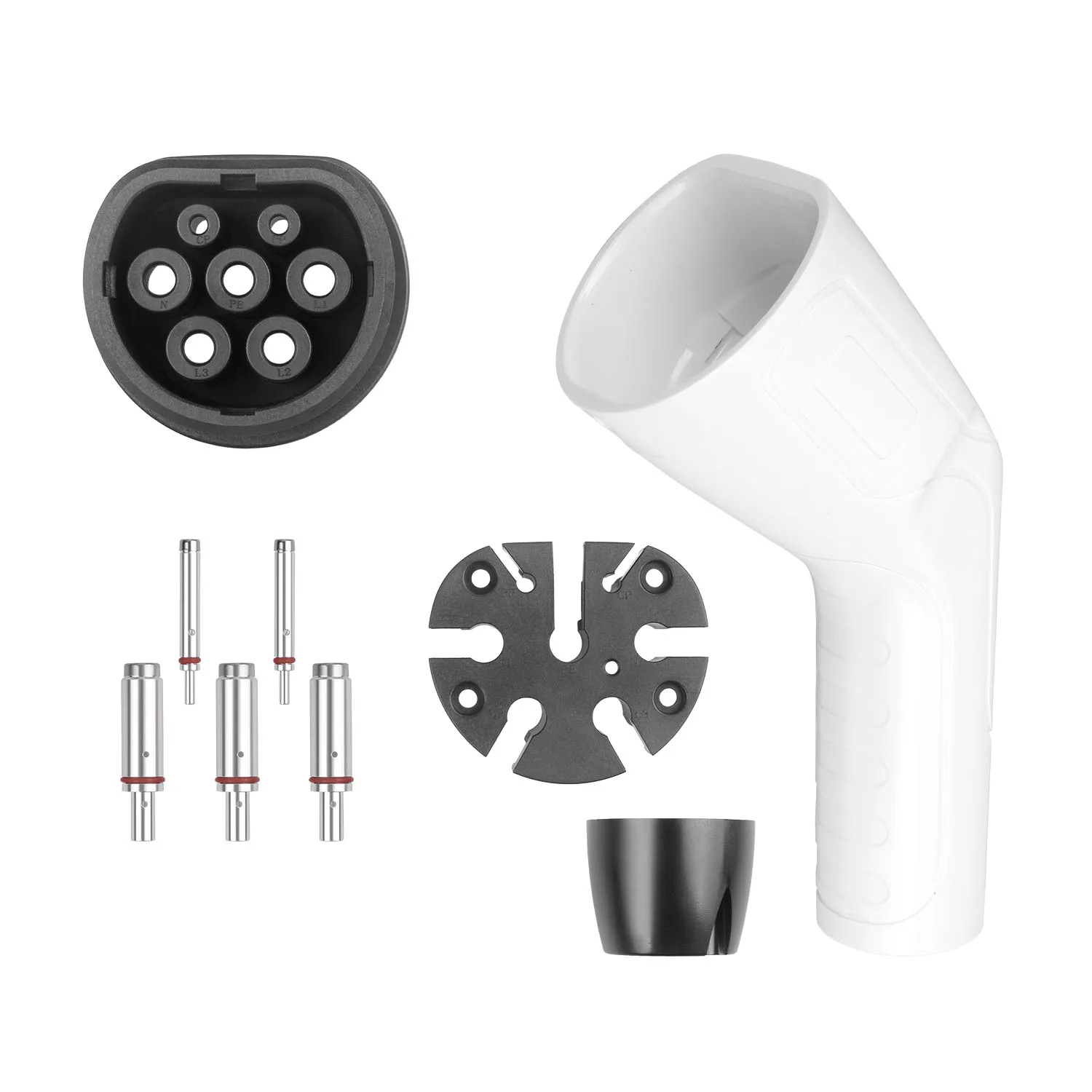 New Energy European Standard Charging Gun Head Female Head Parts Single ...