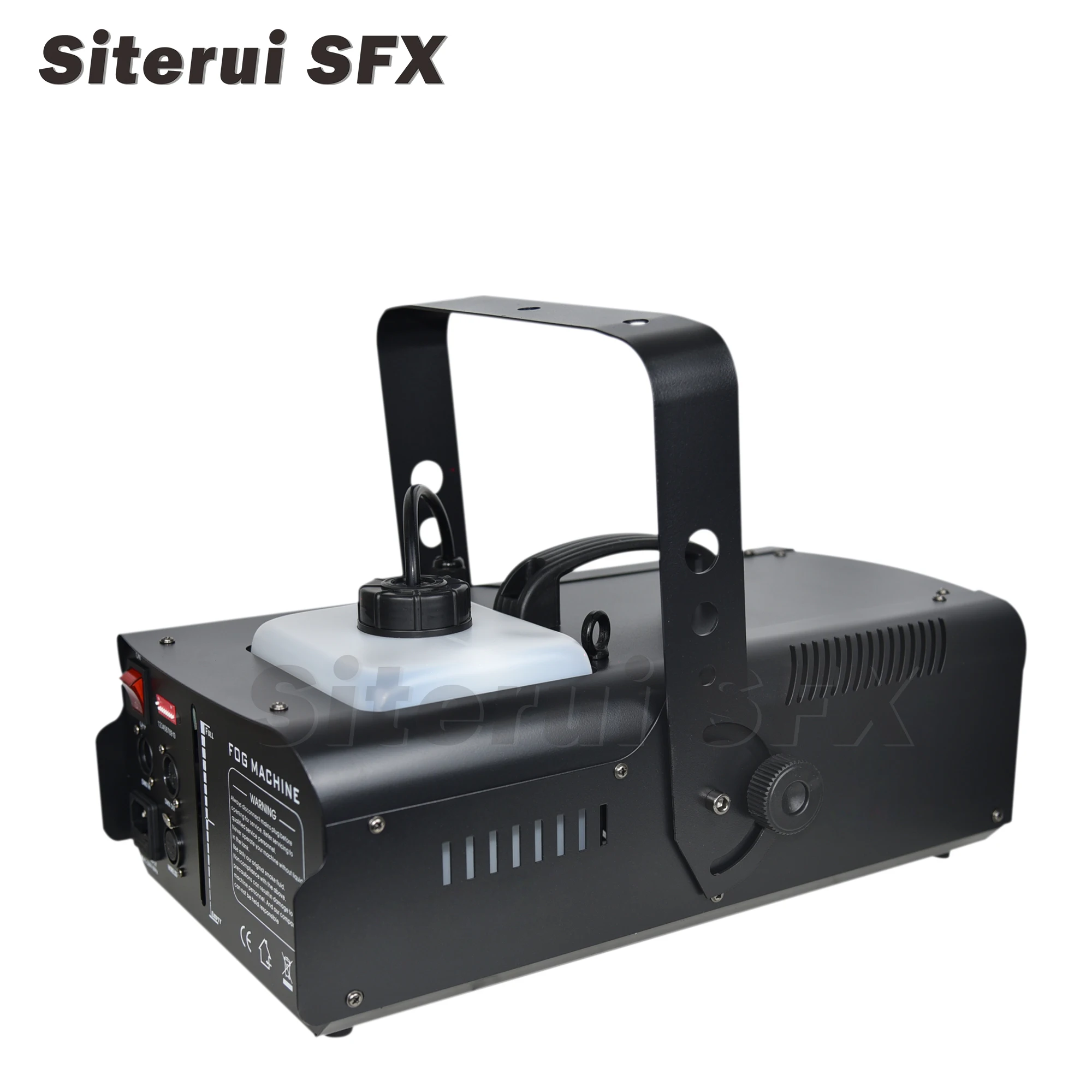 Siterui SFX 1500W Black Metal Shell Fog Machine with Remote and DMX ...