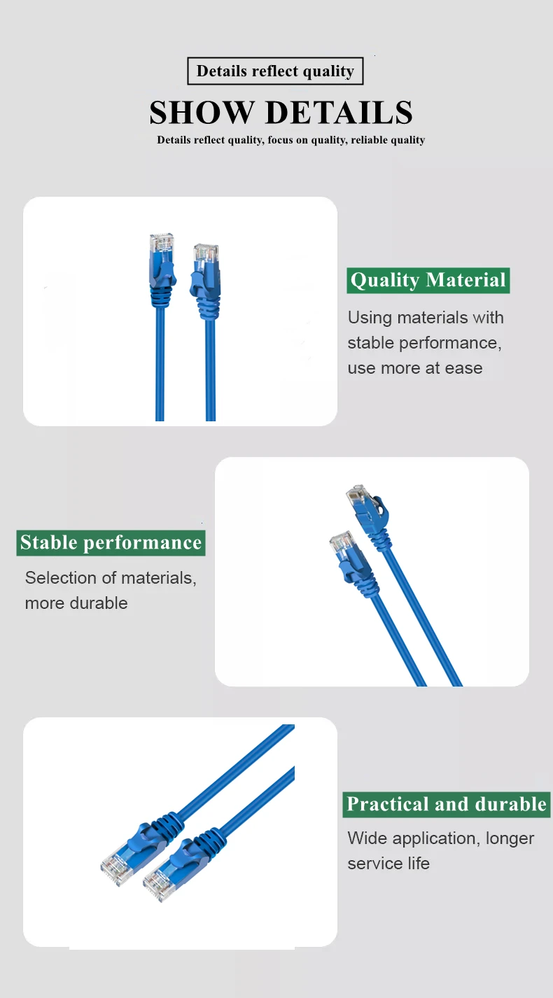 NETLINK China Cat5e Cat6 RJ45 Patch Cord Ethernet Cable