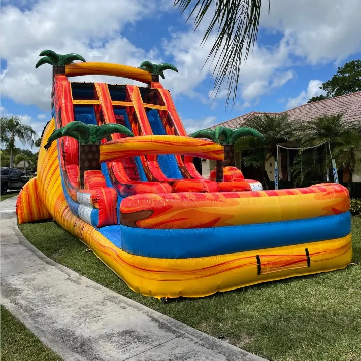 20ft Tall Dual Lane Water Slide Cheap Inflatable Water Slides For Sale ...
