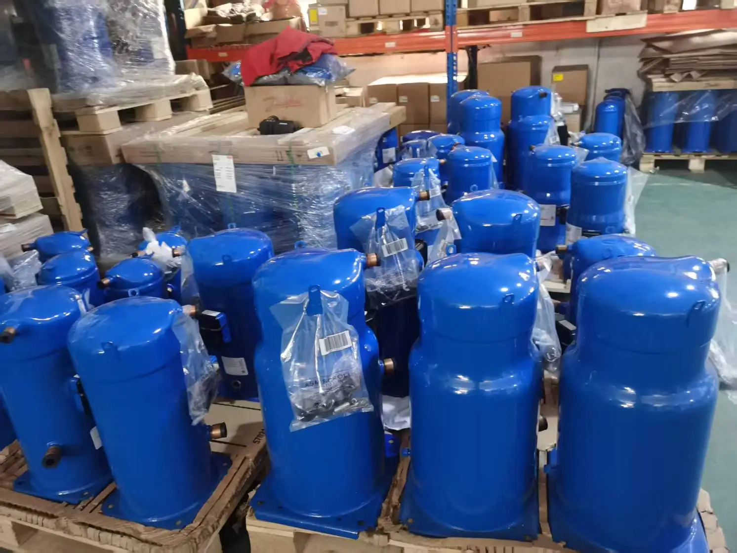 high quality scroll refrigeration compressor SY SY240 R407a 50-60HZ 200 ...