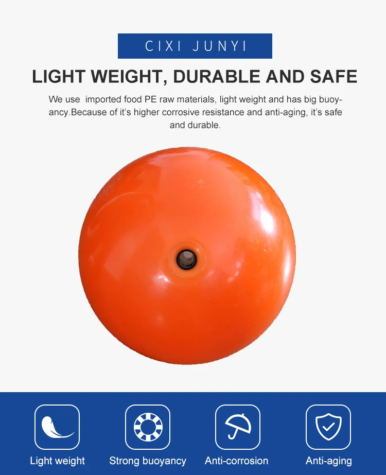 340mm Marine Plastic Floating Ball Water Floating Buoy - Buy Hollow ...