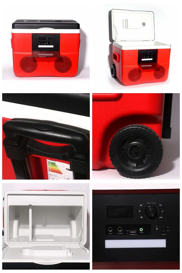 Ice Trip Multifunctional Wheeled Cooler Box - Large Capacity Portable ...