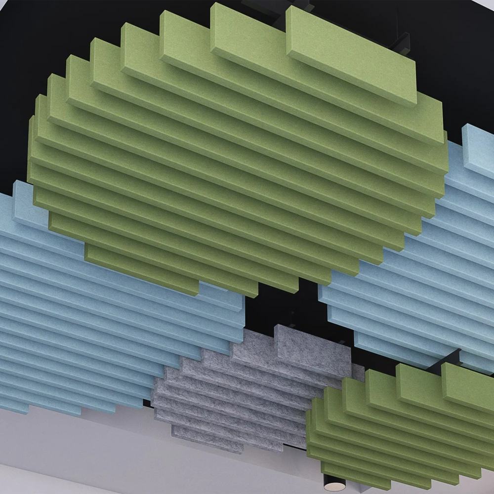 Decorative Hanging Ceiling Acoustic Panels - Sound Proof