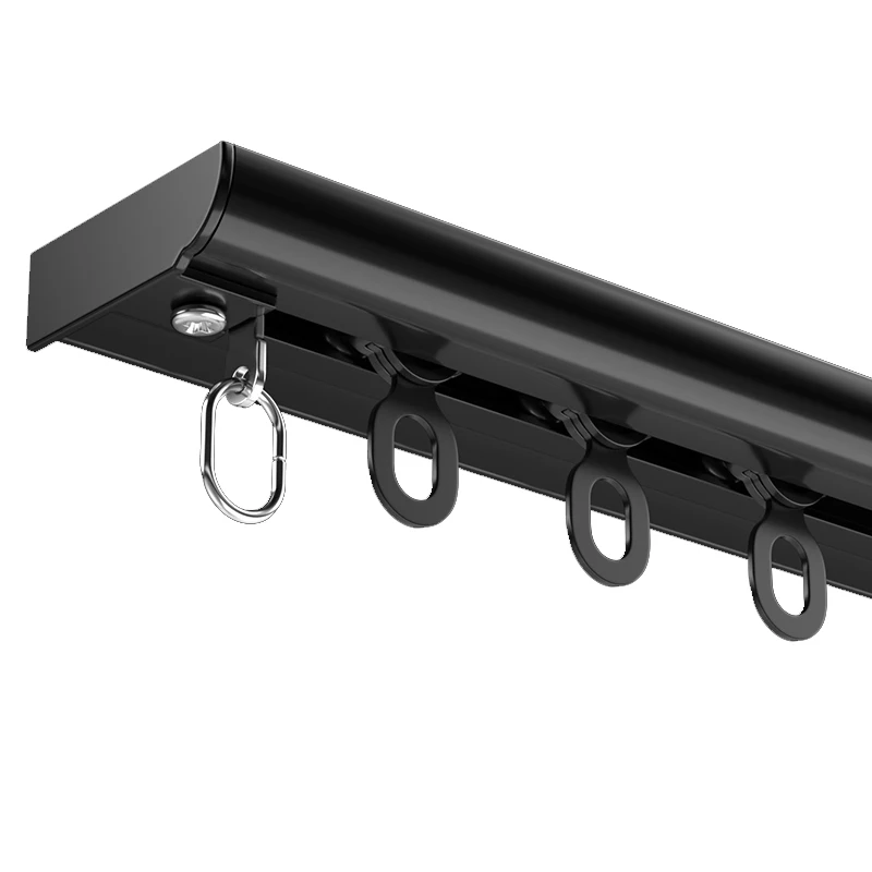 Hidden Ceilling Mount High Quality Aluminum Bendable Curtain ...
