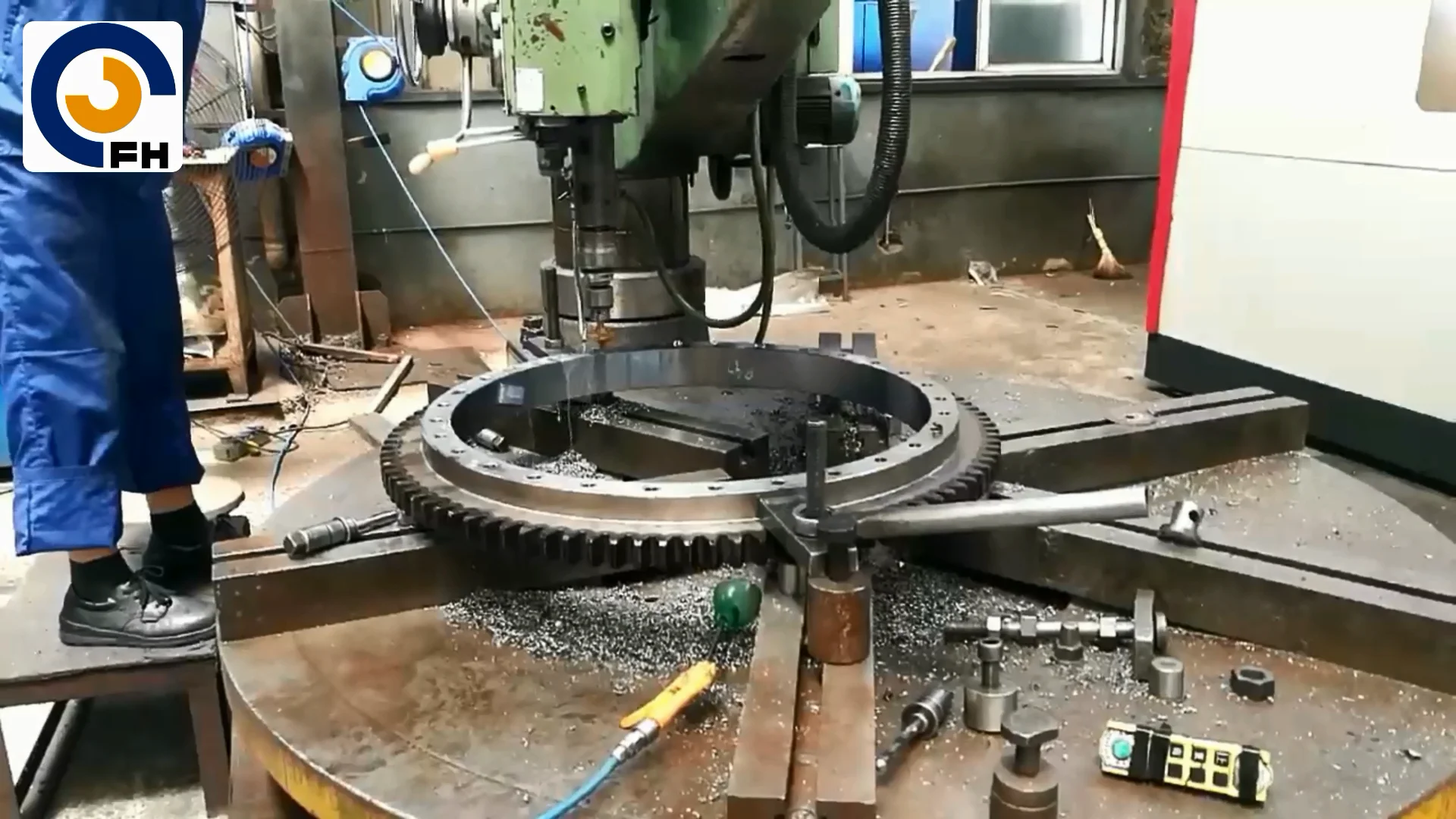 Light Load Vlu200414zt Slewing Ring 944c Heavy Equipments Slewing ...