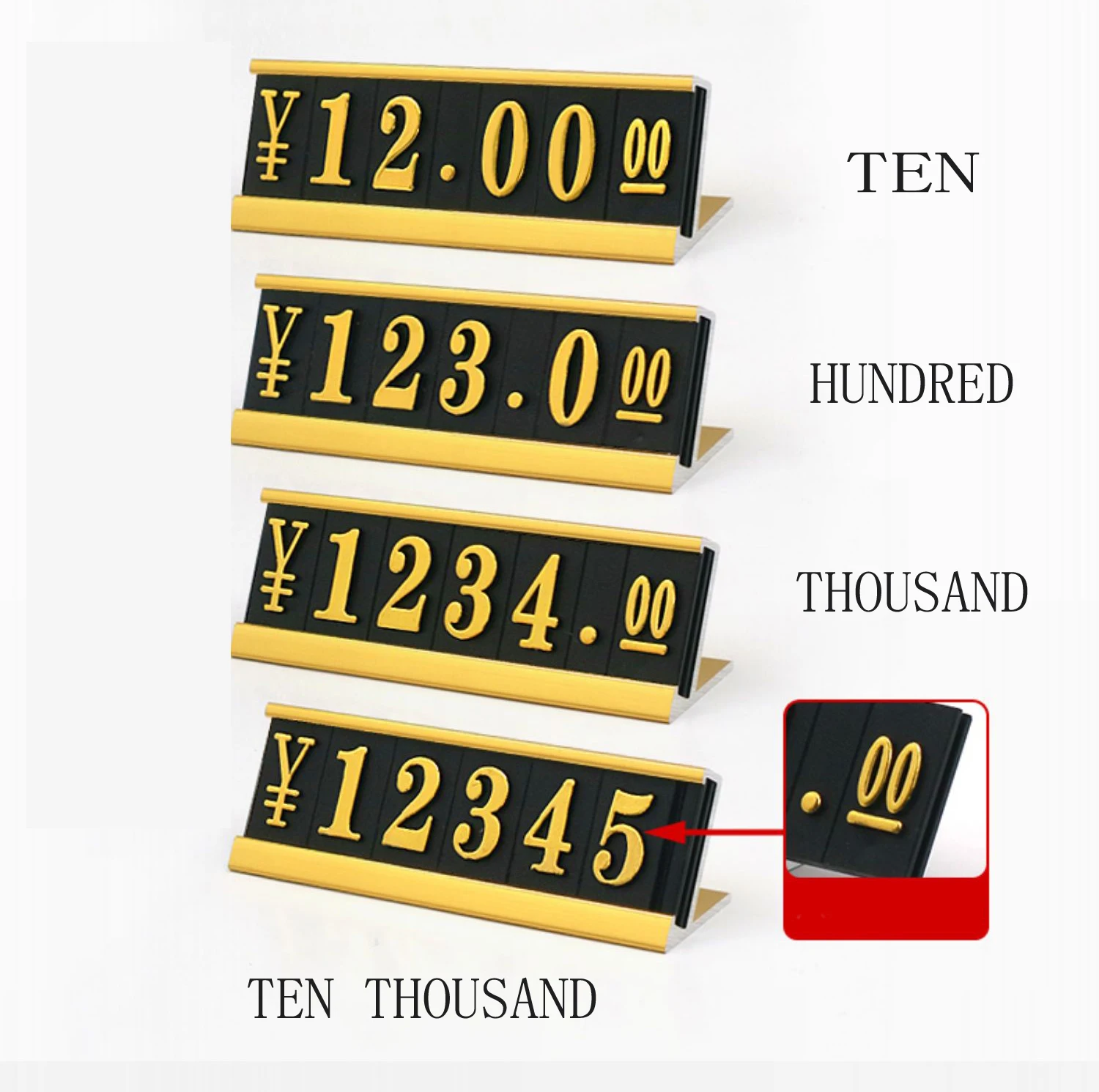Wholesale Adjustable Digital LED Pricing Label Display Rack Counter ...