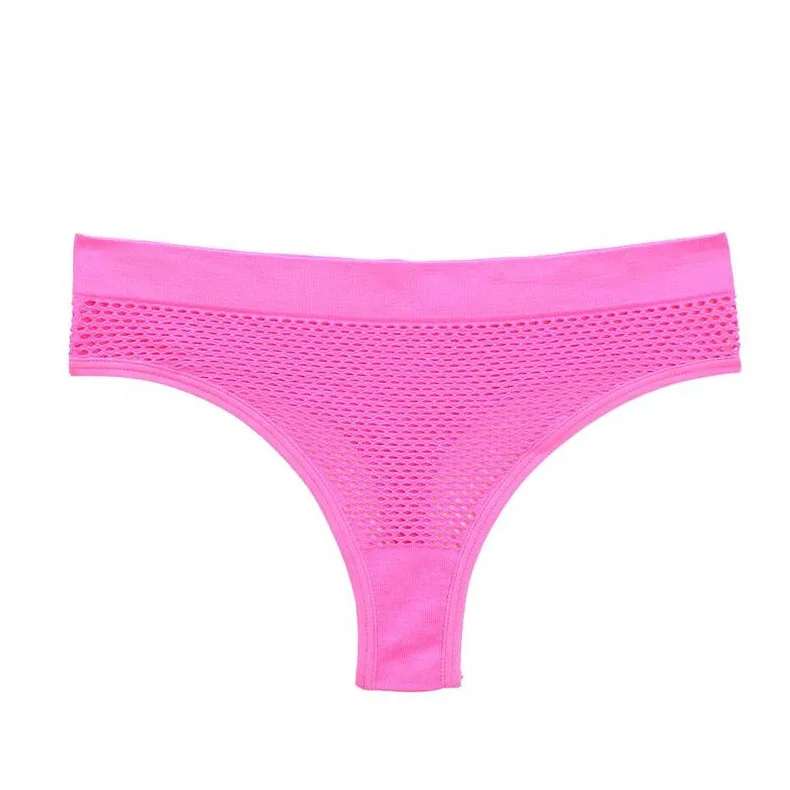 Mesh High Stretching Sexy Women's Beach Open Mature Knickers Panty
