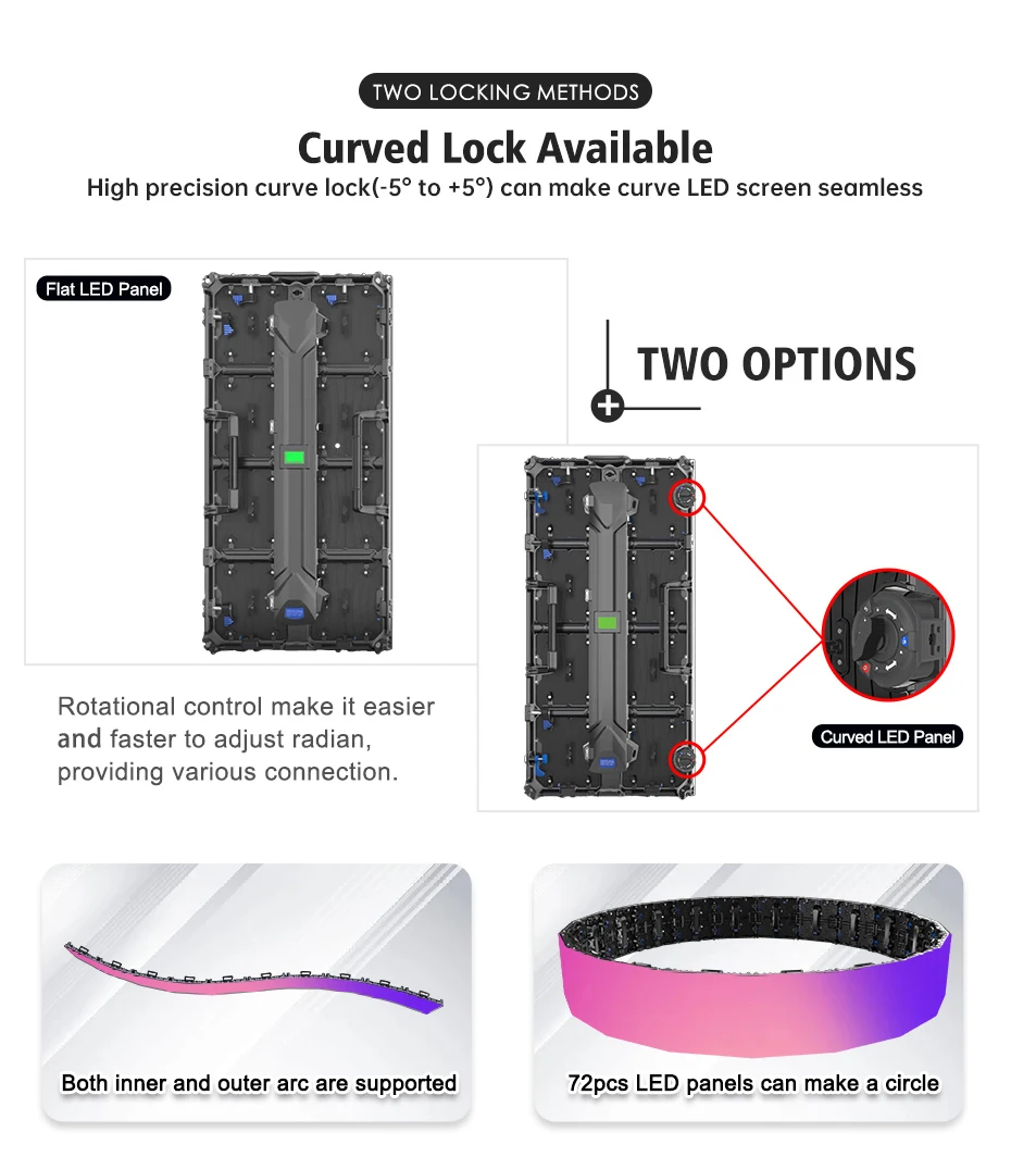 500x500mm Indoor Outdoor Giant Stage Background Led Video Wall P2.6 P2 ...