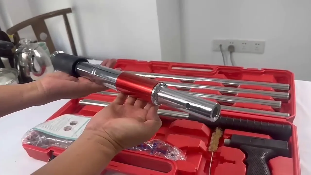 Mini Ceiling Artifact Wiring Trough Installation Nail Gun For Air ...