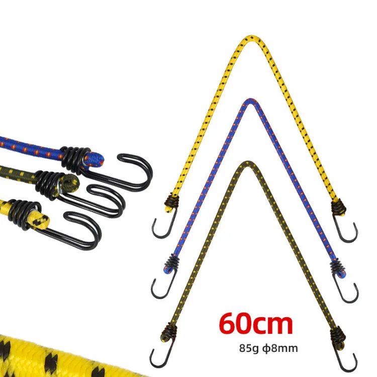 Spjy-53 Hot Sale New Metal Hook Elastic Rope Thick Elastic Band Tent ...