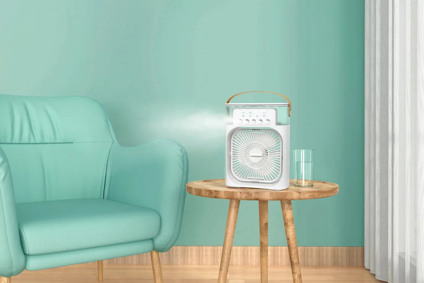 Portable Air Conditioners Evaporative Air Cooler 7 Colors Usb Fan ...