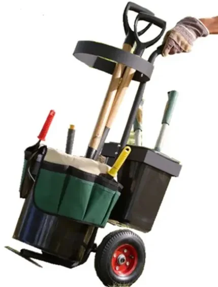 Ezcooper Rolling Garden Tool Storage Trolley - Organize with Ease