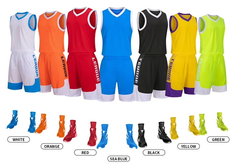 Custom Basketball Uniform For Men Quick Dry Basketball Sportswear Youth ...