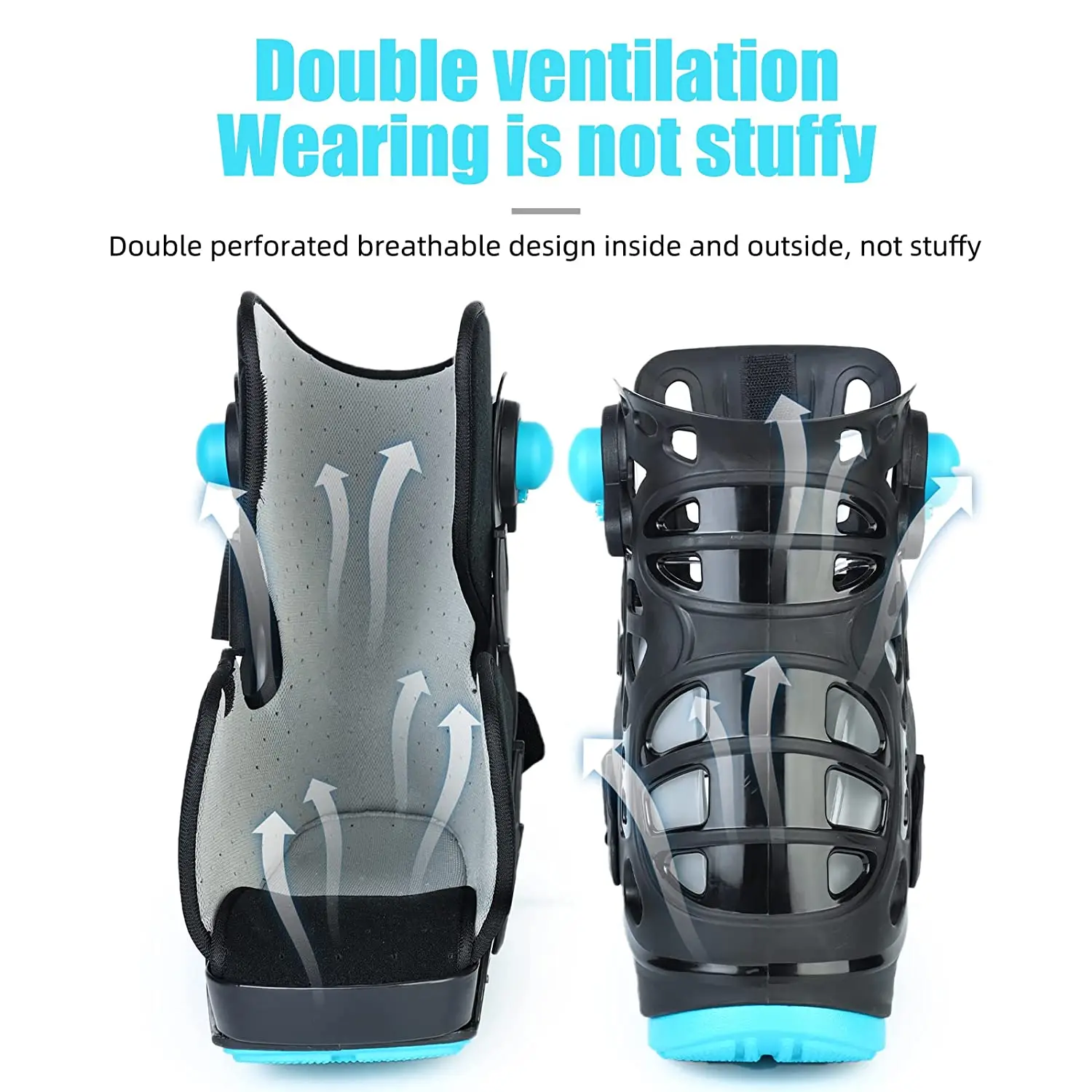 Aircast Walking Boot Double Balloon Ankle Protector Fracture Fixation ...