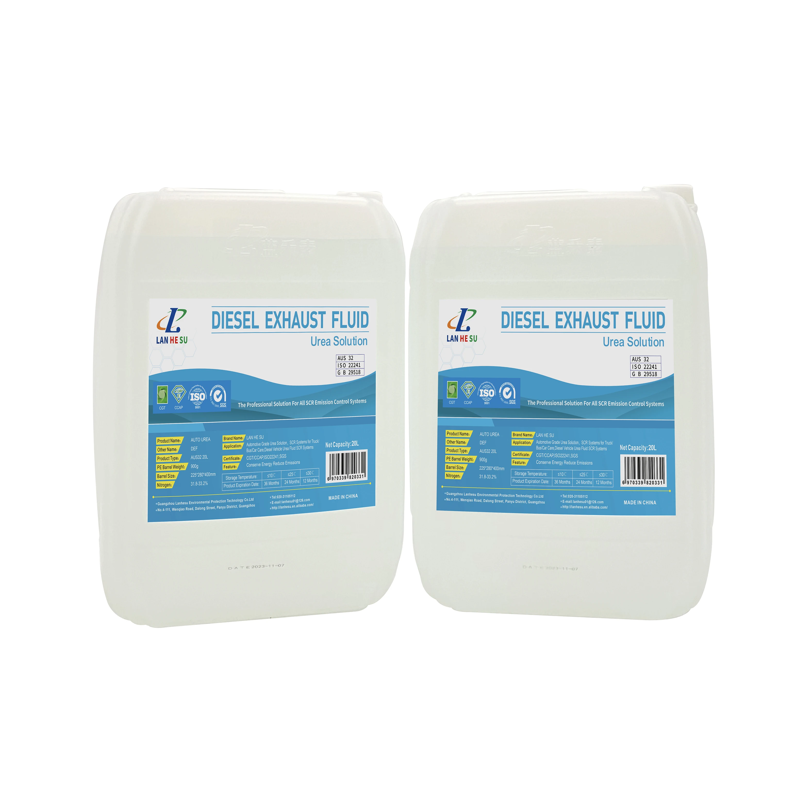 Is022241 International Standard Aus32 Urea Solution 20l Diesel Vehicle ...