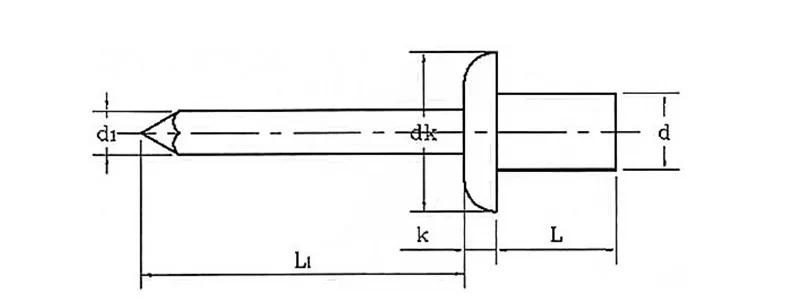 Stainless Steel Blind Rivet Silver Sturdy Riveter Color Blind Rivet ...