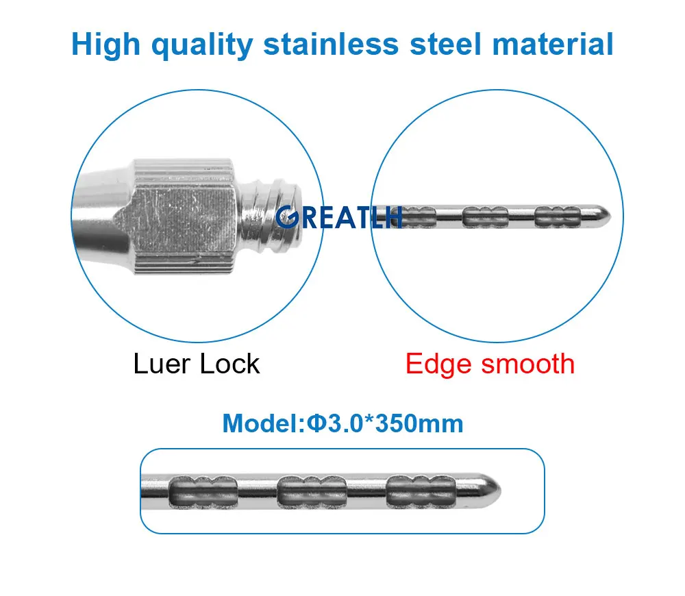 Luer Lock Cannula Needle Infiltration Cannula Suction Liposuction ...