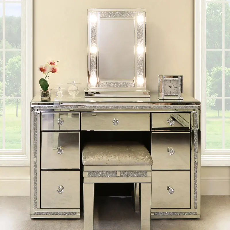 Modern Led Light Dressing Table Makeup Vanities Table Dresser Table ...
