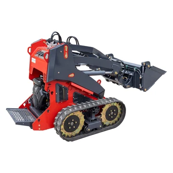 Small Crawler Garden Mini Tracked Skid Steer Loader 380kg Rubber Track ...