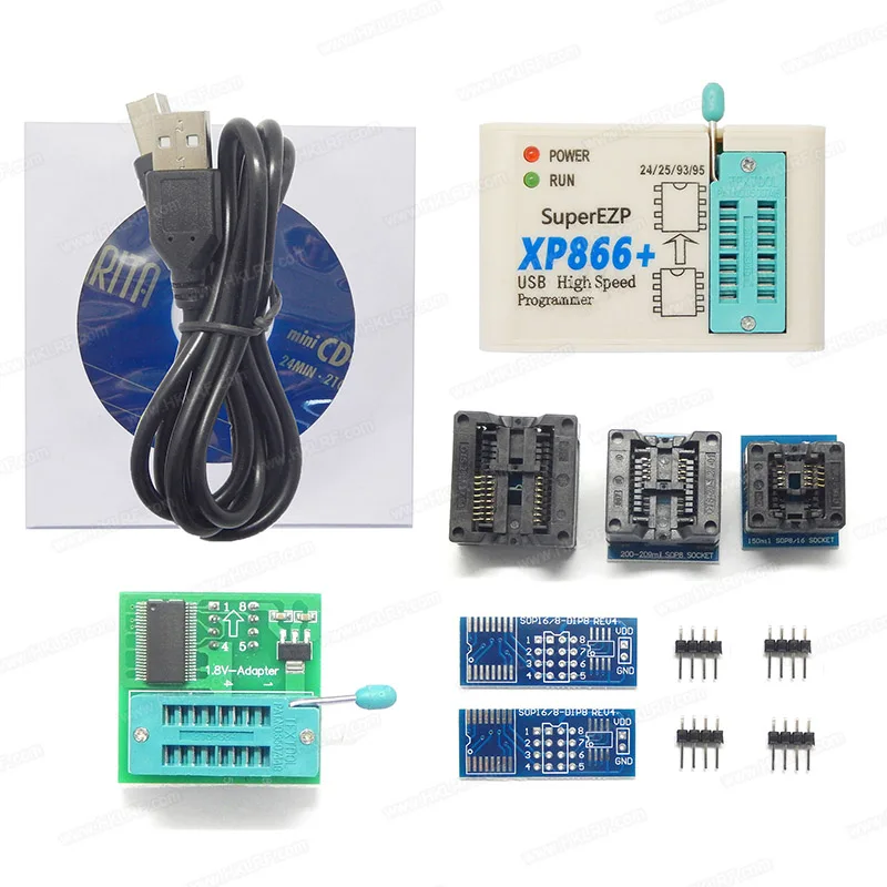 Supe EZP XP866 + USB编程器 + 4个适配器闪存编程器用于Bios win8 32/64位| Alibaba.com