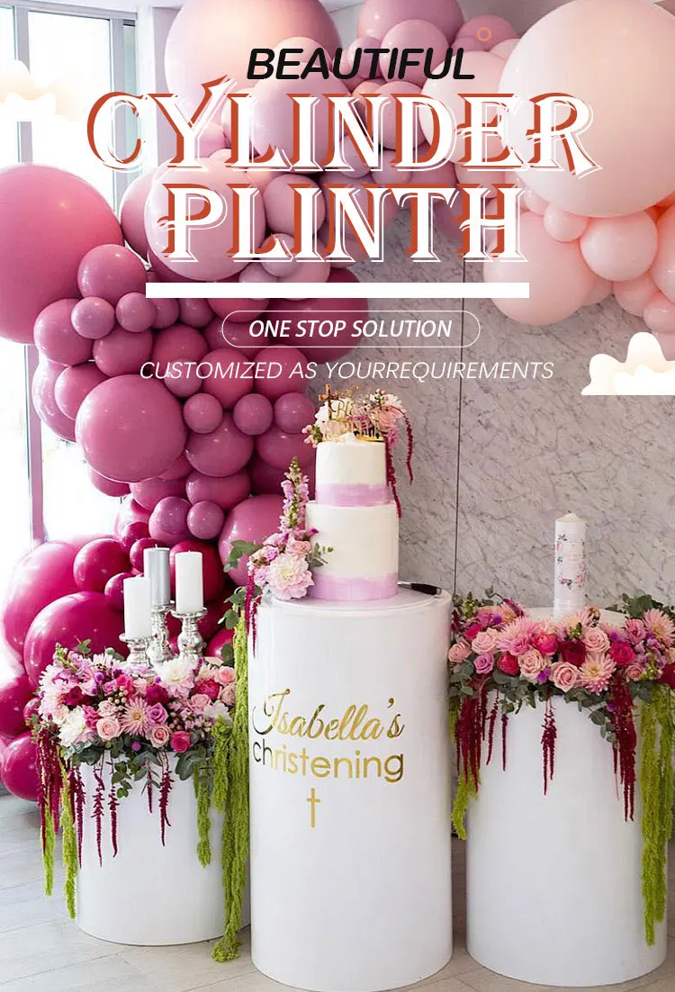 Metal Dessert Display Plinth Background Decoration Multi-color Base ...