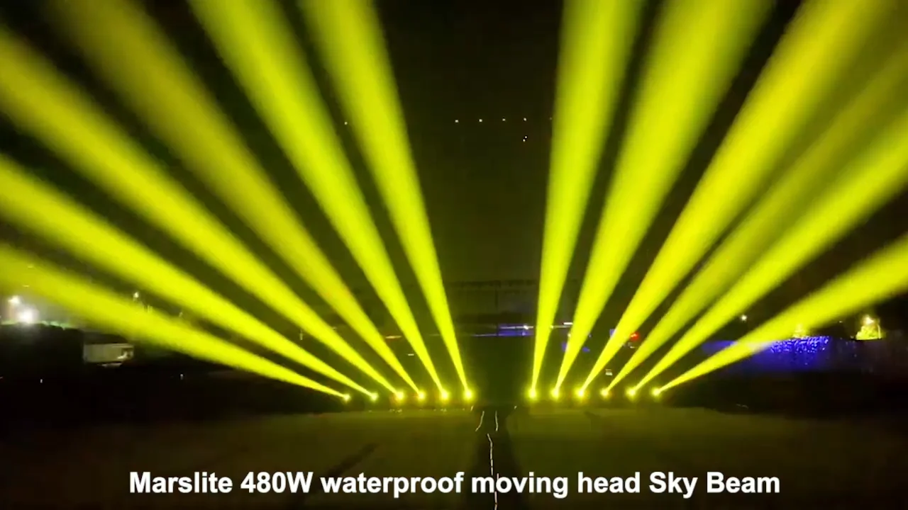 Marslite Ip66 Rotating Outdoor Sky Beam Search Light 480w Waterproof Dj ...